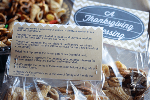 Thanksgiving Blessing Mix - Dinner 4 Two